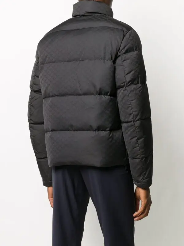 Emporio Armani Jacquard Quilted Puffer Jacket