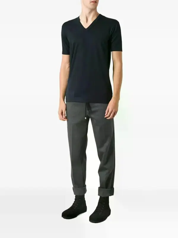 Dolce & Gabbana Classic V-neck T-shirt - Black