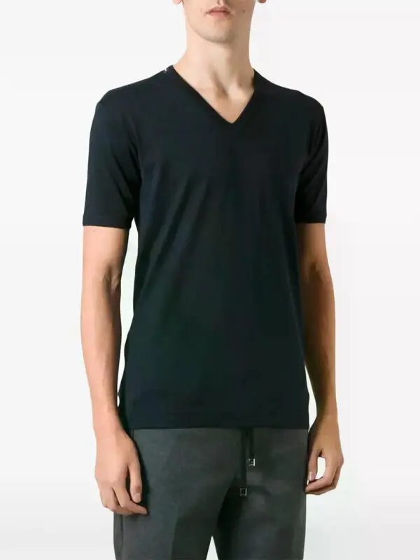 Dolce & Gabbana Classic V-neck T-shirt - Black