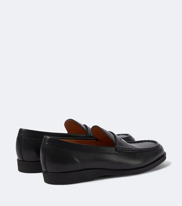TOD'S Leather Penny Loafers