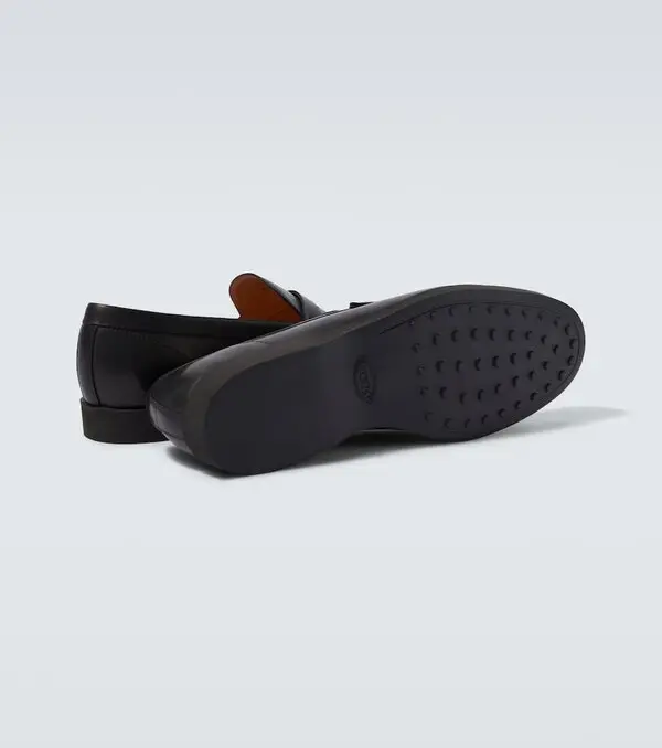 TOD'S Leather Penny Loafers