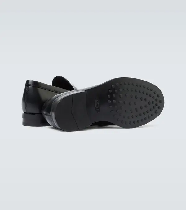 TOD'S Leather Penny Loafers