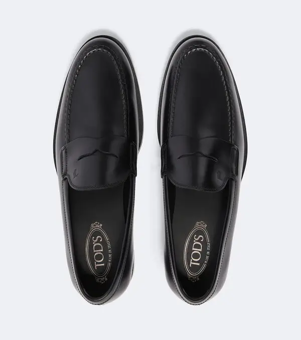 TOD'S Leather Penny Loafers