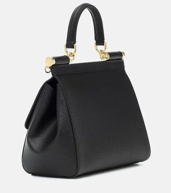 Dolce & Gabbana Sicily Small Shoulder Bag - Black