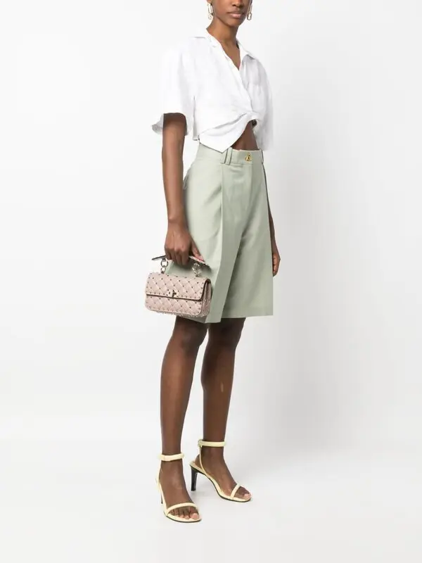 Valentino Garavani Rockstud Spike Shoulder Bag - Neutrals