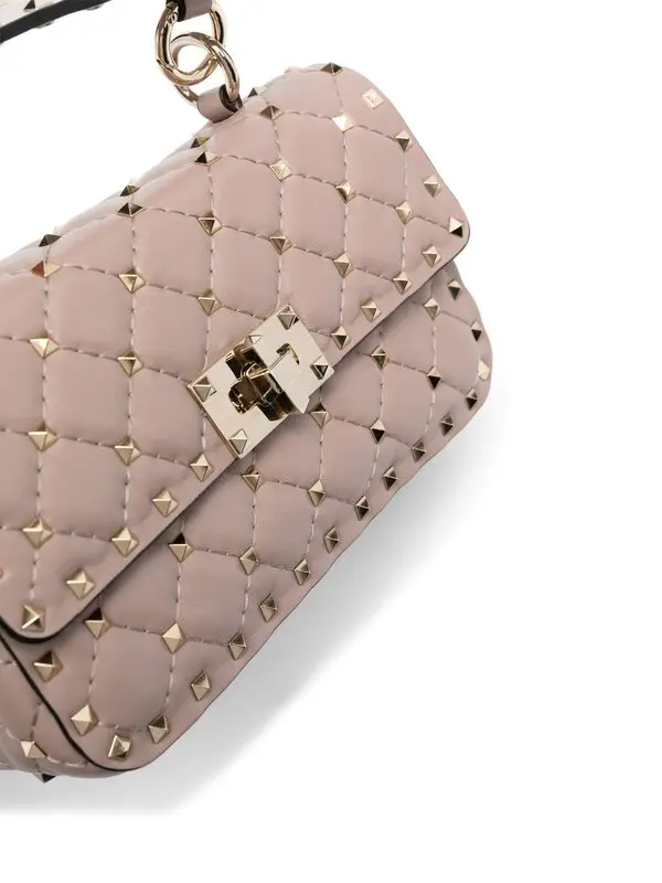 Valentino Garavani Rockstud Spike Shoulder Bag - Neutrals