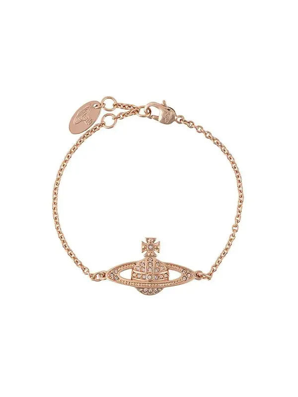 VIVIENNE WESTWOOD Mini Bas Relief Chain Bracelet - Gold