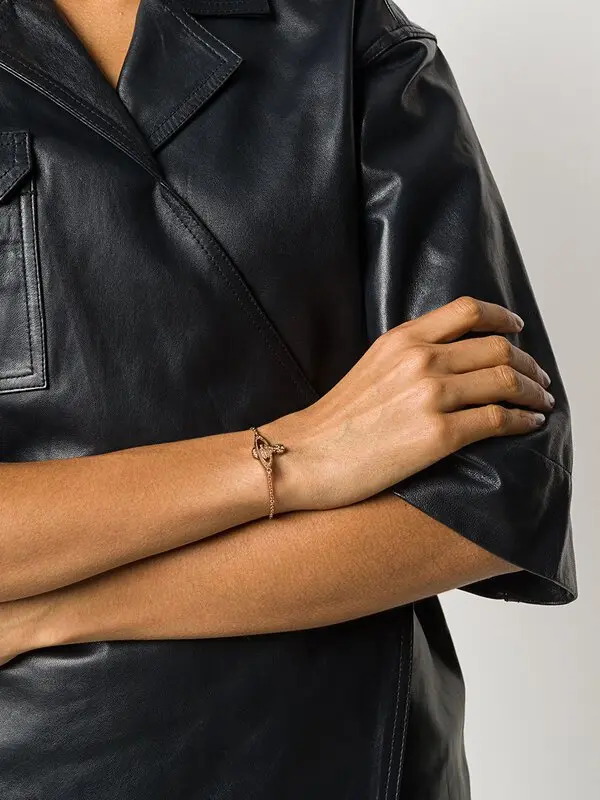VIVIENNE WESTWOOD Mini Bas Relief Chain Bracelet