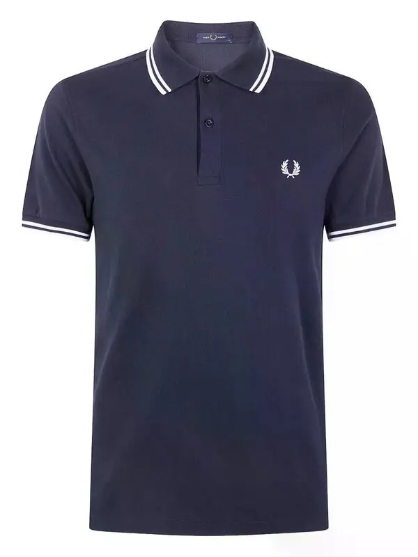 Fred Perry Stripe-trim Logo Polo Shirt
