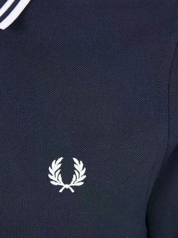 Fred Perry Stripe-trim Logo Polo Shirt