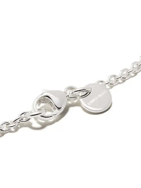 SHAUN LEANE Silver Cherry Blossom Diamond And Pearl Bracelet