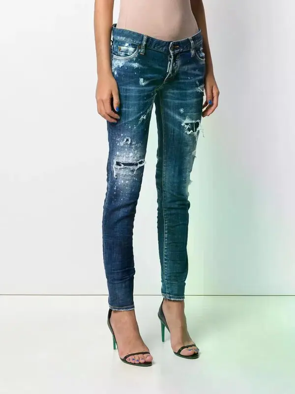 Dsquared2 Distressed Slim-fit Jeans