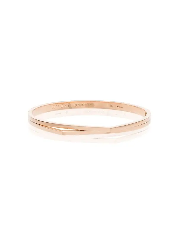 REPOSSI 18kt Antifer Double Bangle - Pink