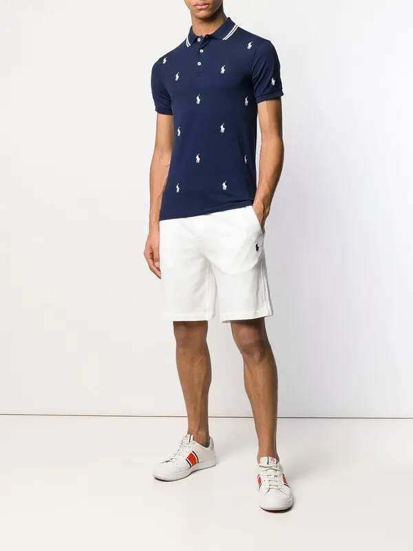Polo Ralph Lauren Logo Track Shorts - White