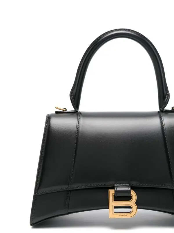 Balenciaga Small Hourglass Top-handle Bag - Black
