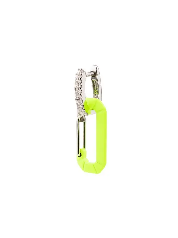 EERA 18kt White Gold Chiara Diamond Drop Earring