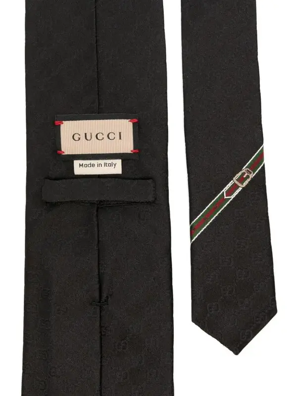 Gucci Gg Supreme Jacquard Silk Tie
