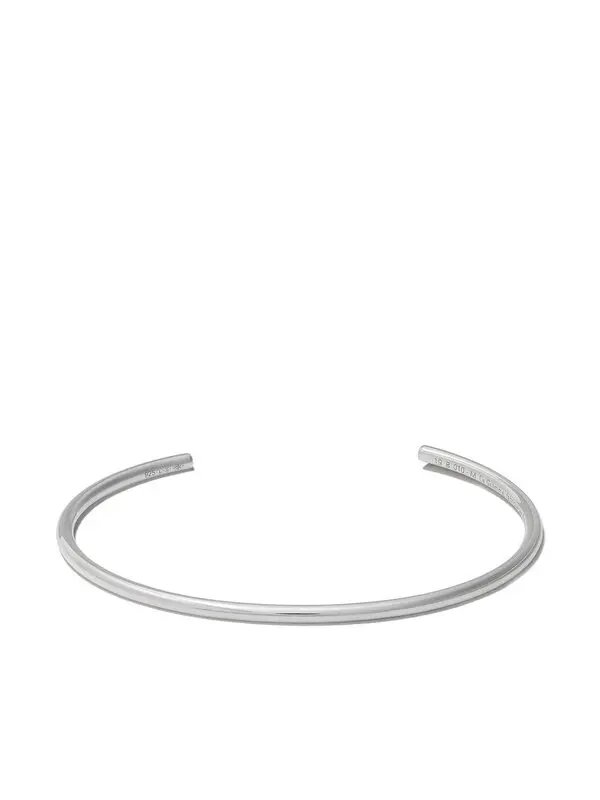 Le Gramme Polished Bangle Bracelet - Silver