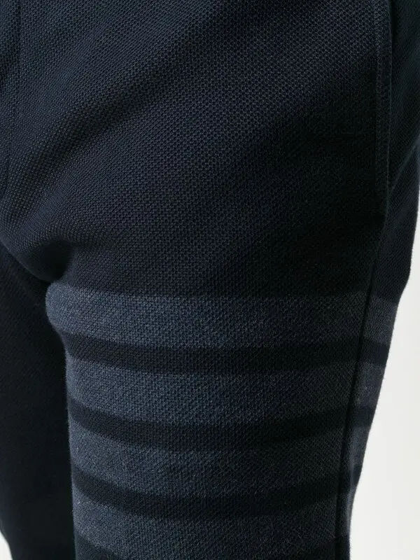 Thom Browne 4-bar Slim-fit Tonal Trousers - Blue