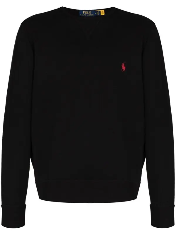 Polo Ralph Lauren Logo-embroidered Sweatshirt - Black