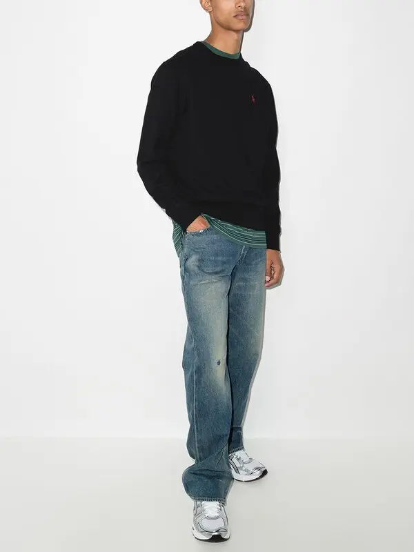 Polo Ralph Lauren Logo-embroidered Sweatshirt - Black
