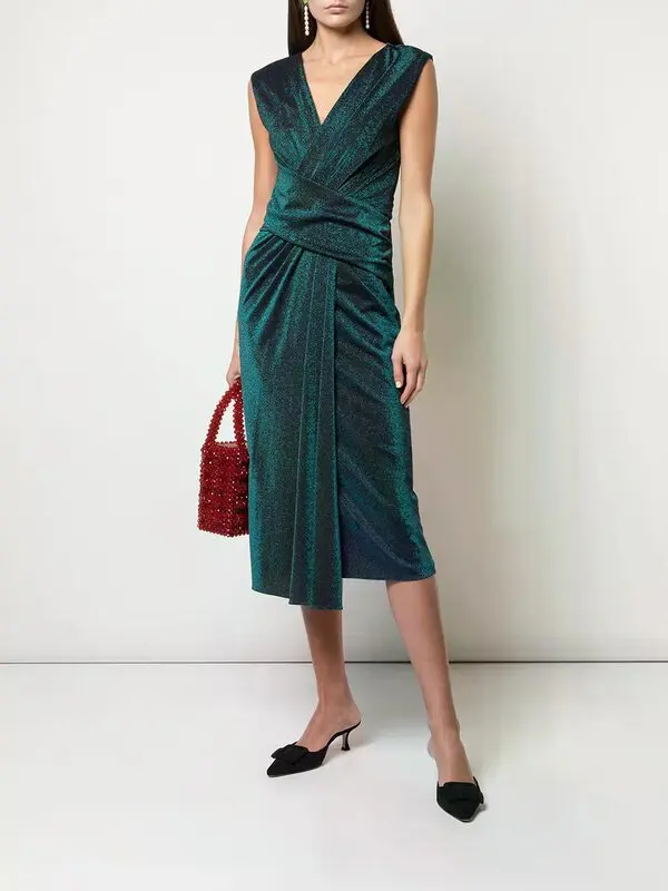 Sies Marjan Gretchen Lurex Cocktail Dress