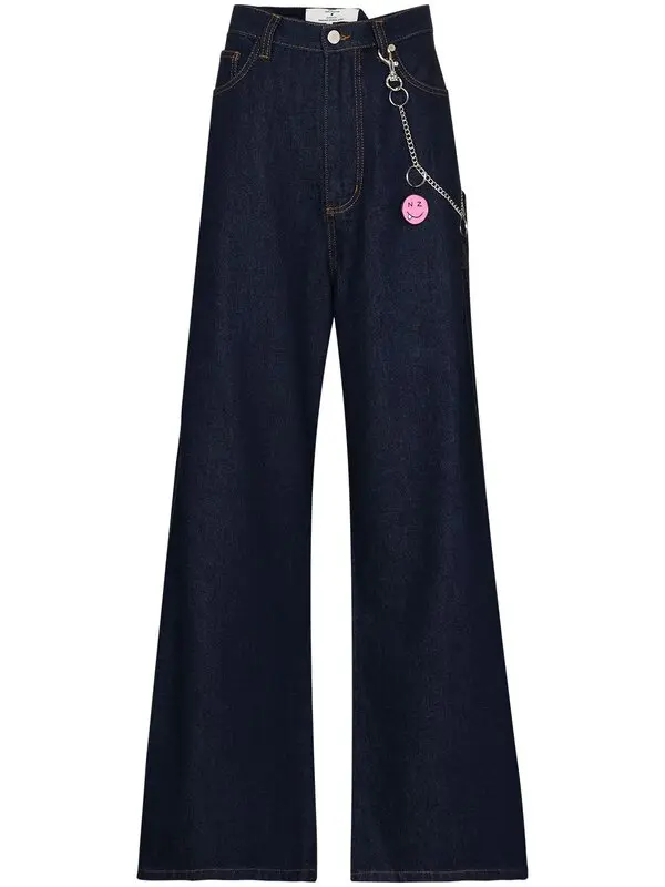 Natasha Zinko High-rise Wide-leg Jeans