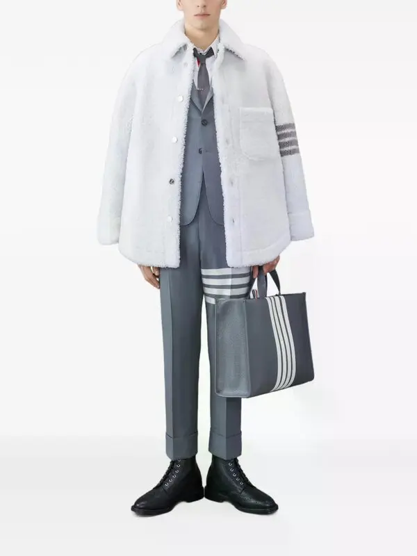 Thom Browne 4-bar Stripe Single-breasted Blazer - Blue