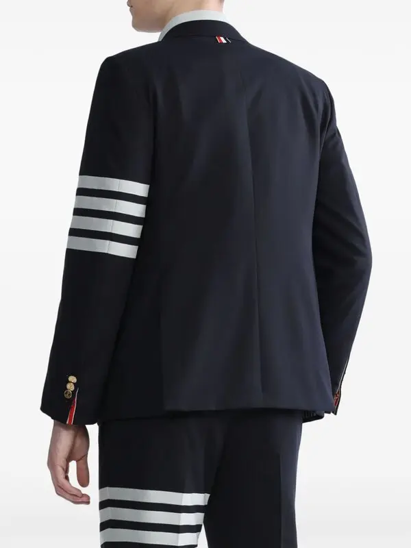 Thom Browne 4-bar Stripe Single-breasted Blazer - Blue
