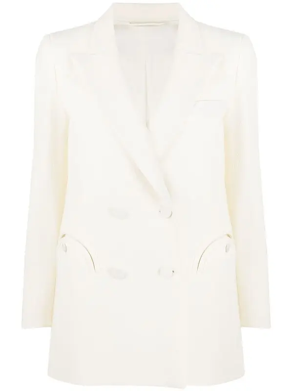 BLAZÉ MILANO Double-breasted Blazer - White