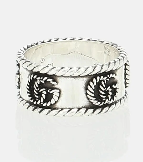 Gucci Gg Sterling Ring - Silver