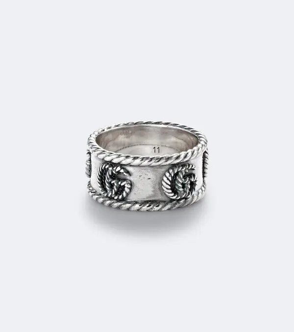 Gucci Gg Sterling Ring - Silver
