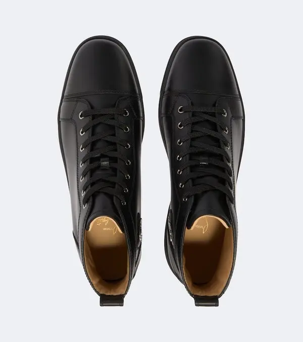 CHRISTIAN LOUBOUTIN Louis High-top Leather Sneakers