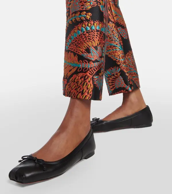 CHRISTIAN LOUBOUTIN Mamadrague Ballet Flats - Black