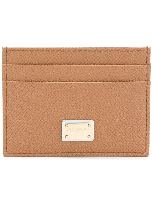 Dolce & Gabbana Logo-tag Leather Card Holder