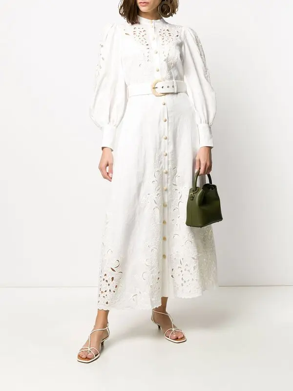 green emerald velvet dress Zimmermann maxi linen golden plunge dress with from  Urbanheer