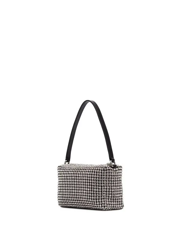 Alexander Wang Wangloc Rhinestone Clutch - Metallic | Editorialist