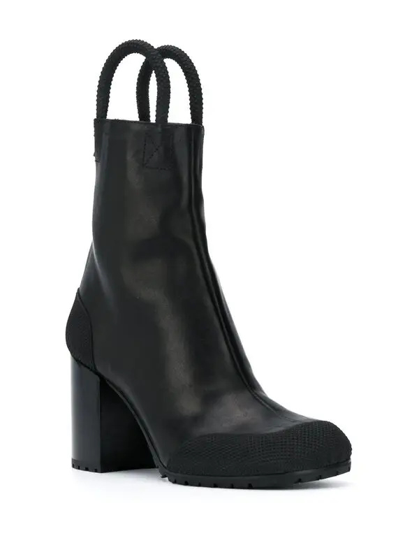 Random Identities Top Handle Ankle Boots