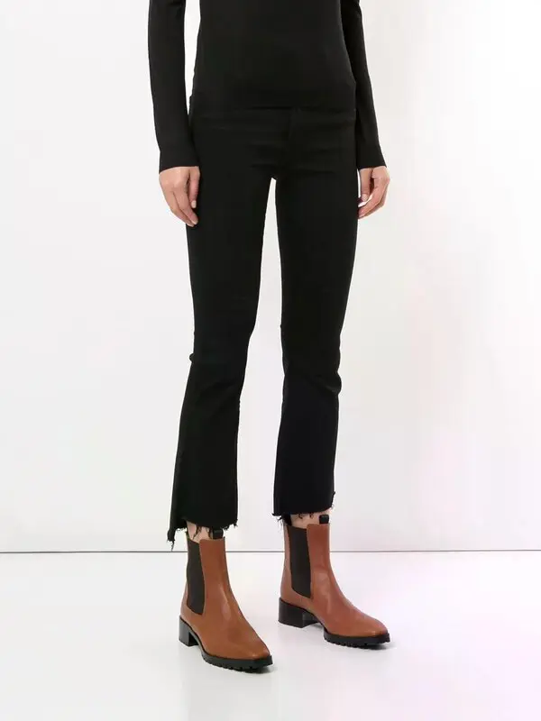MOTHER Cropped Slim-fit Jeans
