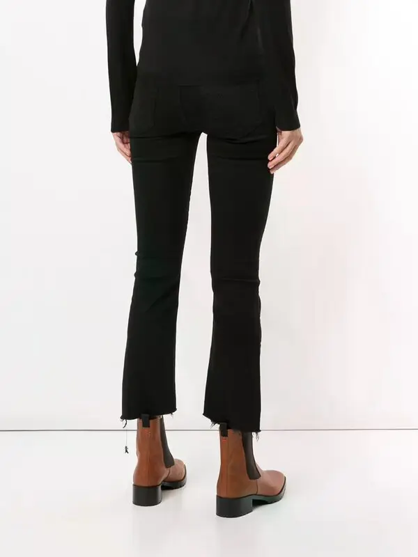 MOTHER Cropped Slim-fit Jeans