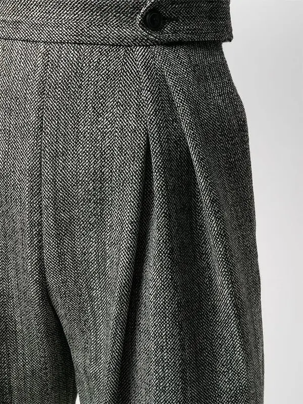 Alberta Ferretti Pleated Tapered Trousers
