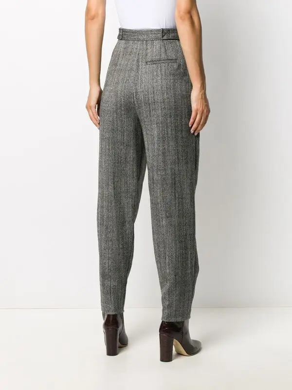 Alberta Ferretti Pleated Tapered Trousers