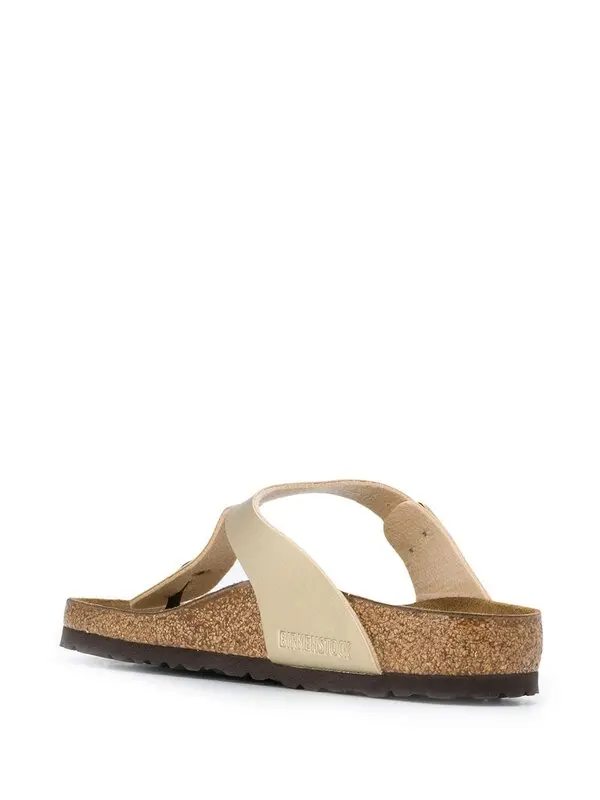 BIRKENSTOCK Metallic Birko-flor Thong Sandals - Brown