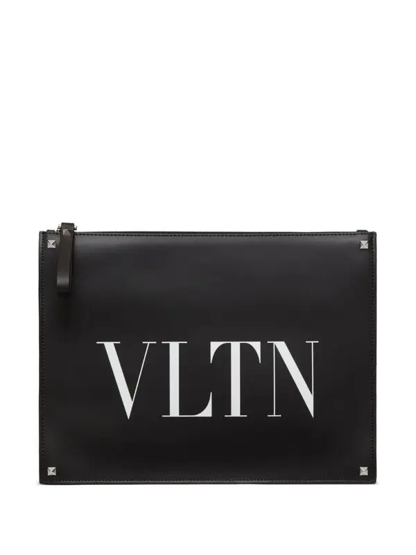 Valentino Garavani Vltn Rockstud Clutch - Black
