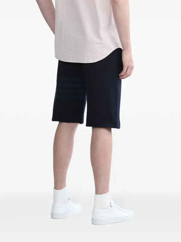 Thom Browne 4-bar Loopback Track Shorts - Blue