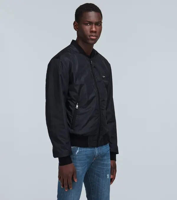 Dolce & Gabbana Bomber Jacket With Logo