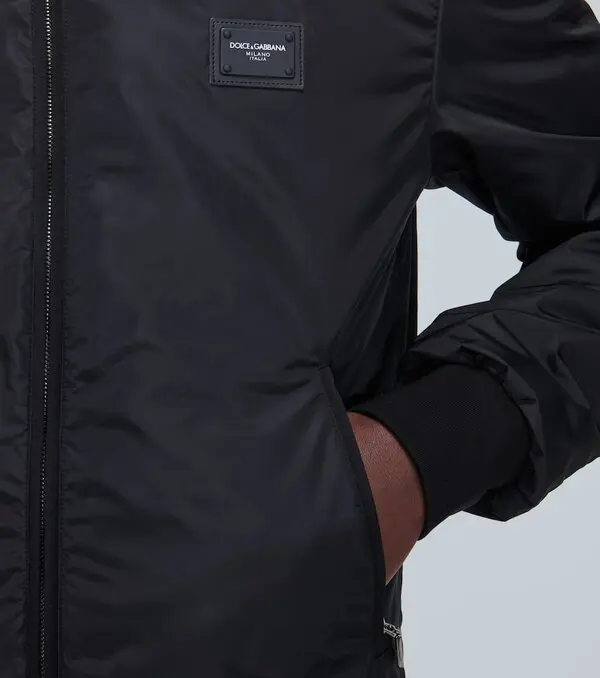 Dolce & Gabbana Bomber Jacket With Logo