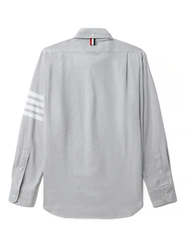 Thom Browne Long-sleeve Chambray Shirt - Grey