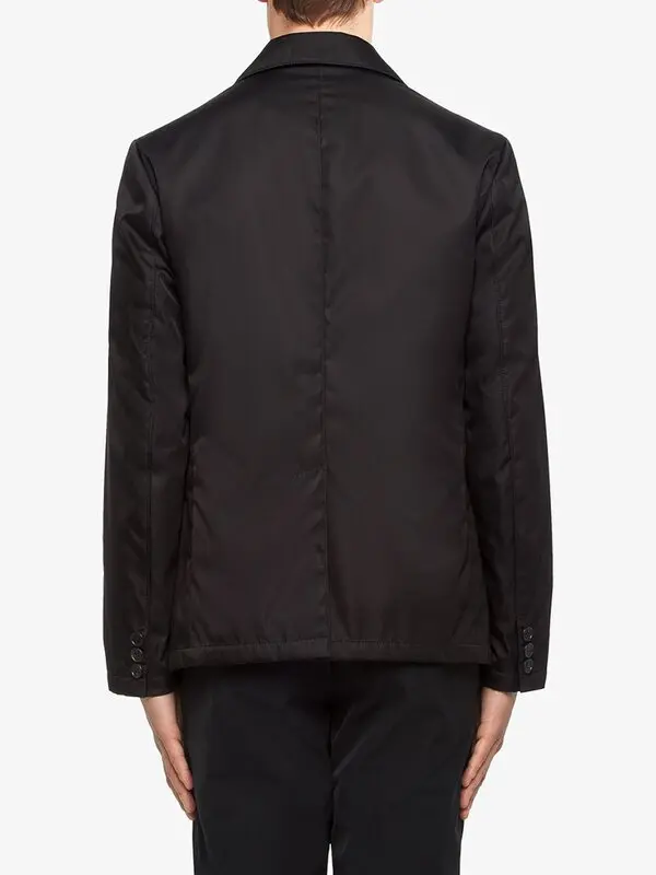 Prada Logo-plaque Single-breasted Blazer