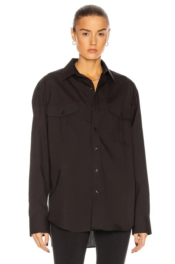 Wardrobe.NYC Oversize Shirt - Black